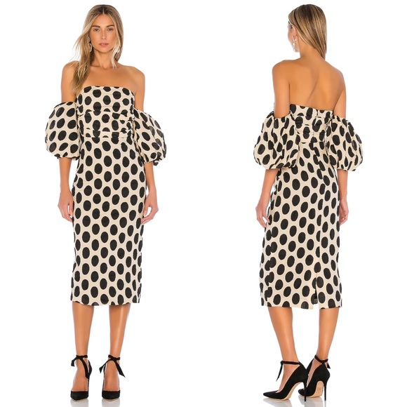 LPA | Dresses | Revolve X Lpa Maya Polka Dot Dress | Poshmark